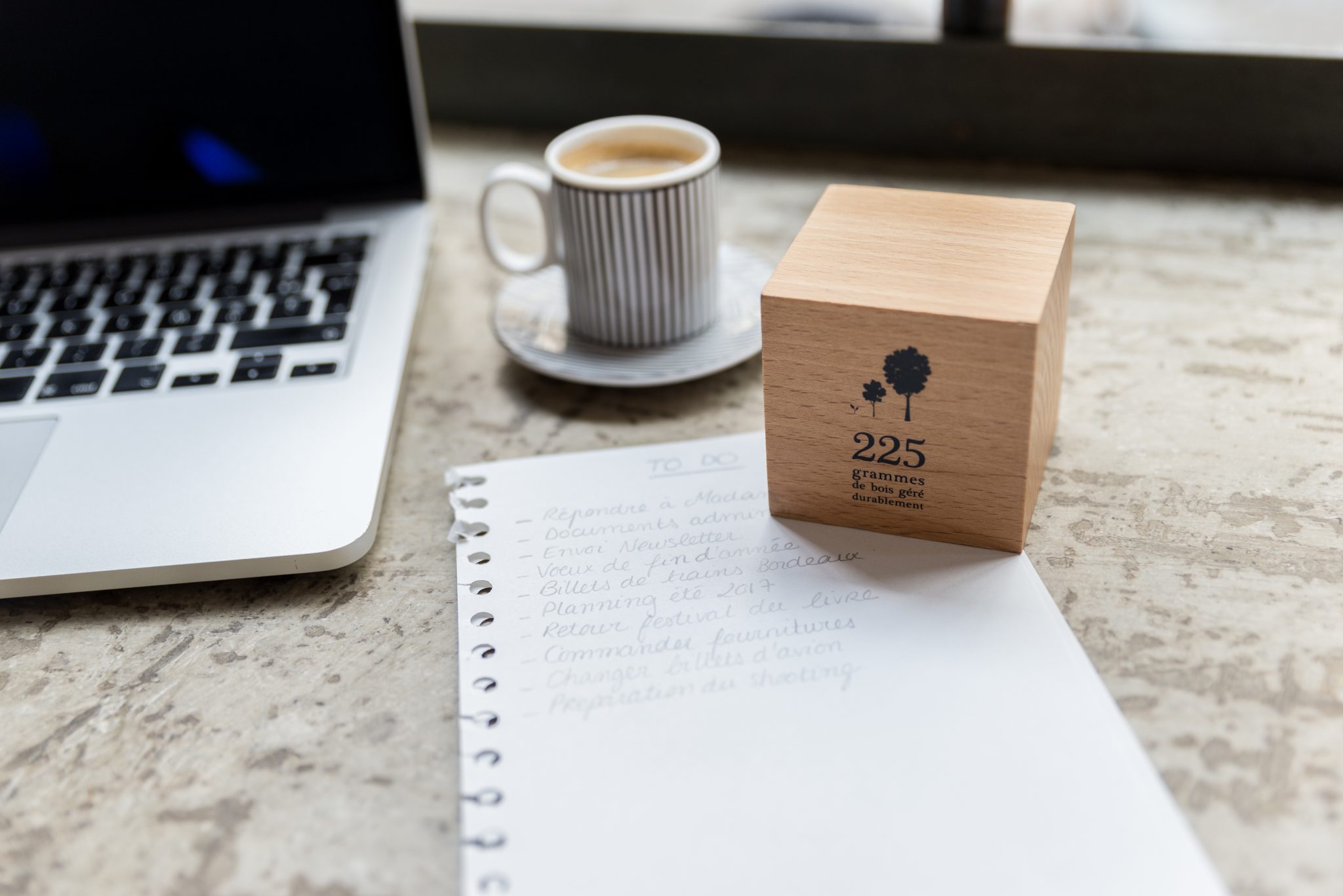 Presse Papier en bois massif - GiftsForChange
